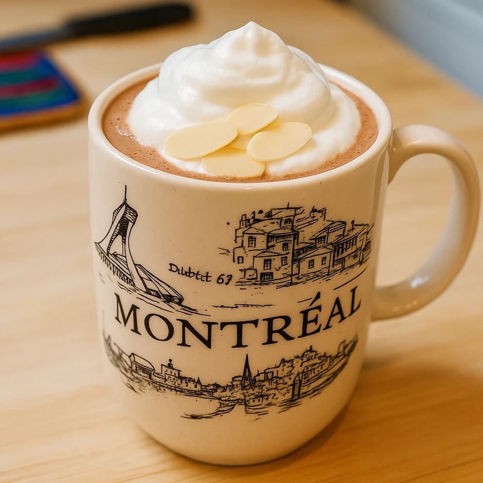 Chocolat chaud aux amandes maison – version épaisse et crémeuse façon ...