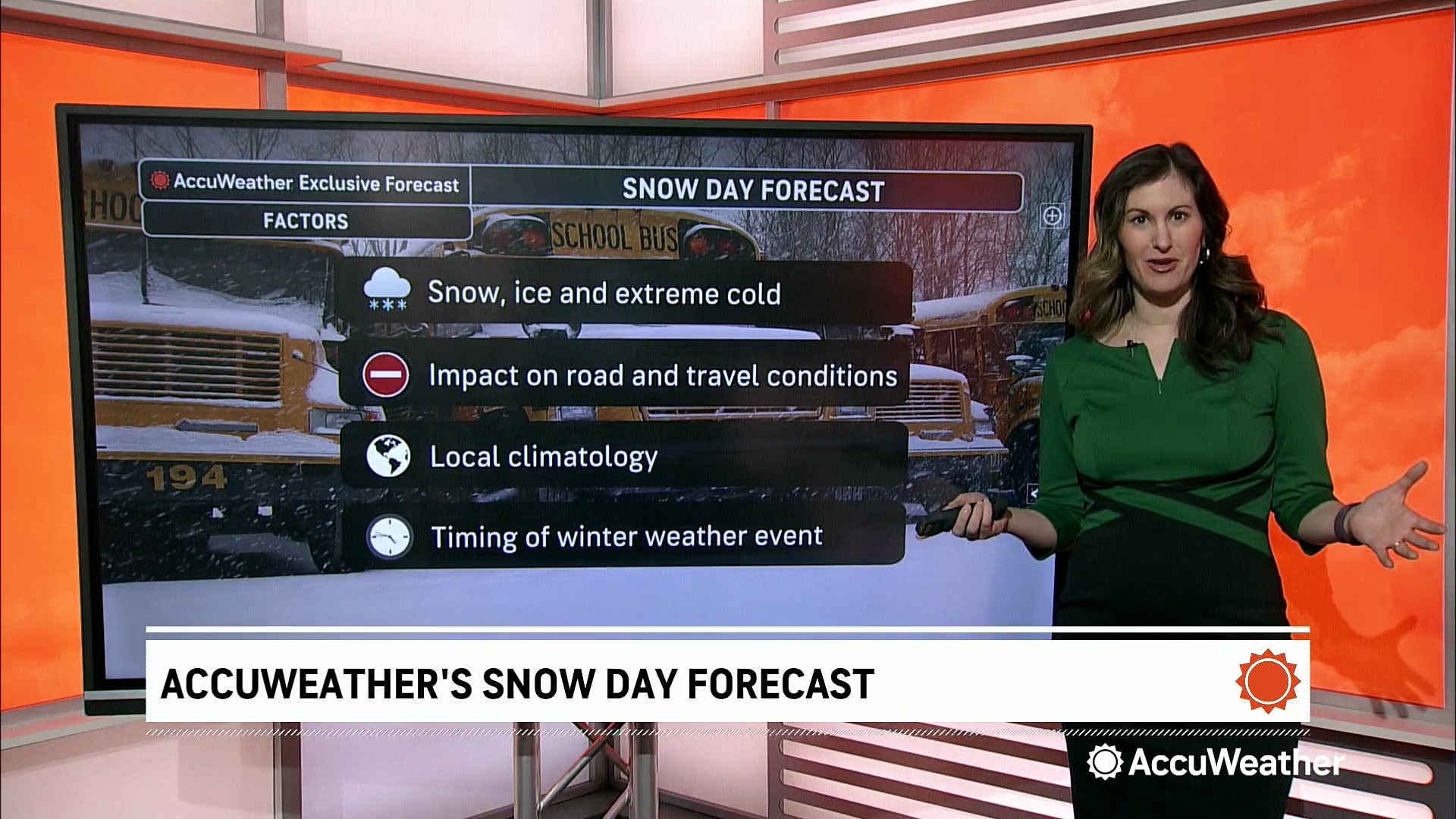 Understanding AccuWeather's snow day forecast