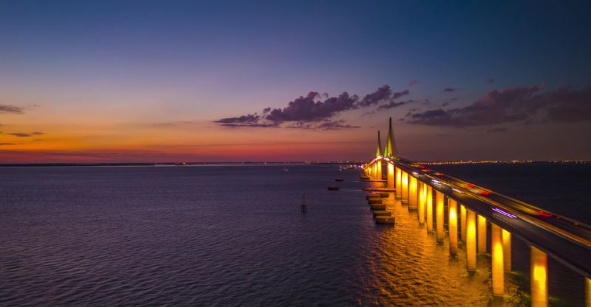 The Sunshine Skyway Bridge stands out as Florida’s scariest bridge to cross
