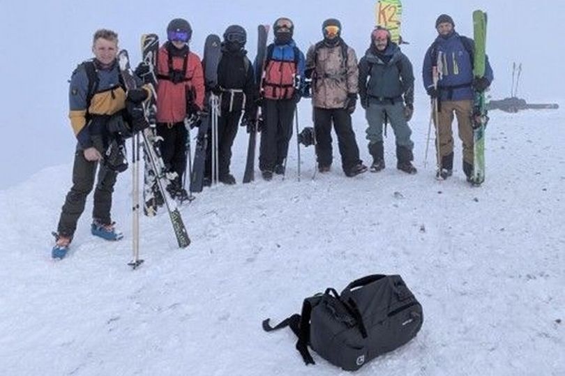Amazing footage as skiers bring their own lift to make most of snow at ...