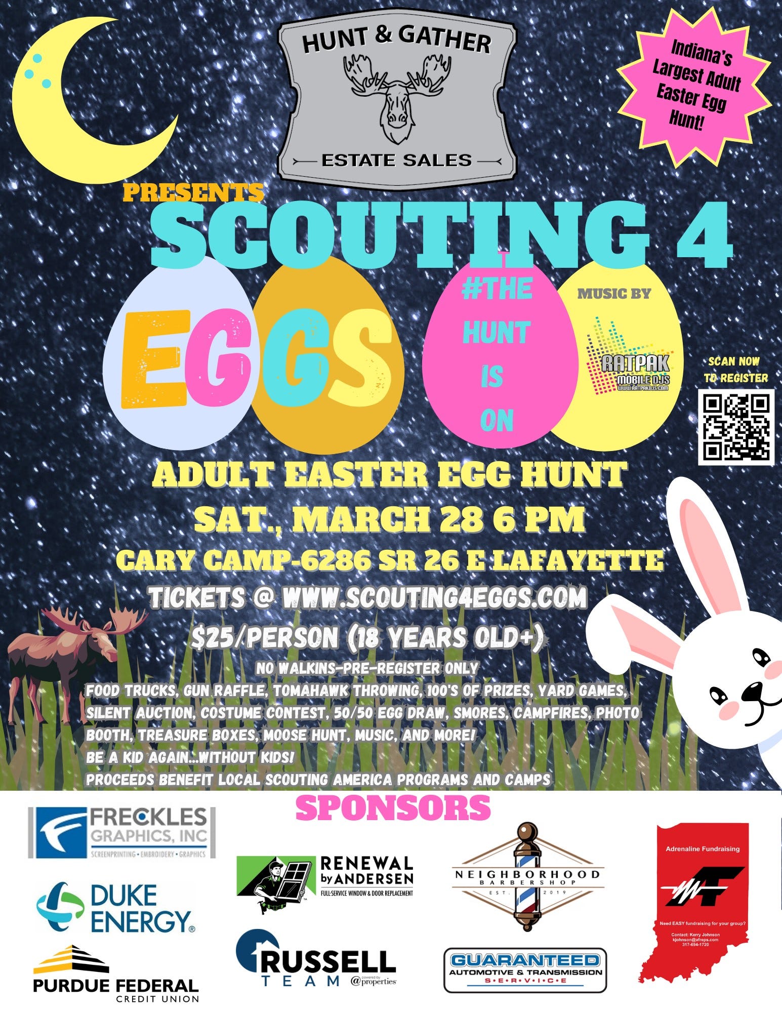 Adult Easter egg hunt returns with prizes and raffles March 28