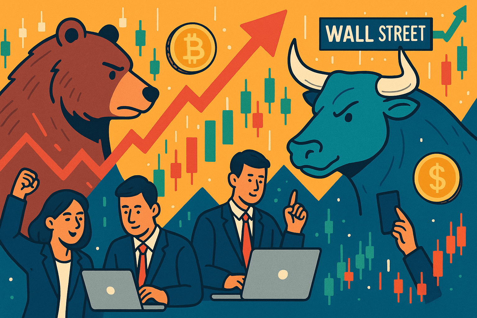 US stocks hover near the flatline as inflation showed signs of cooling