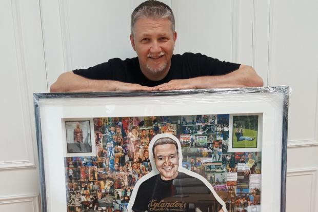 Glasgow artist with MND refuses to let diagnosis define his creativity