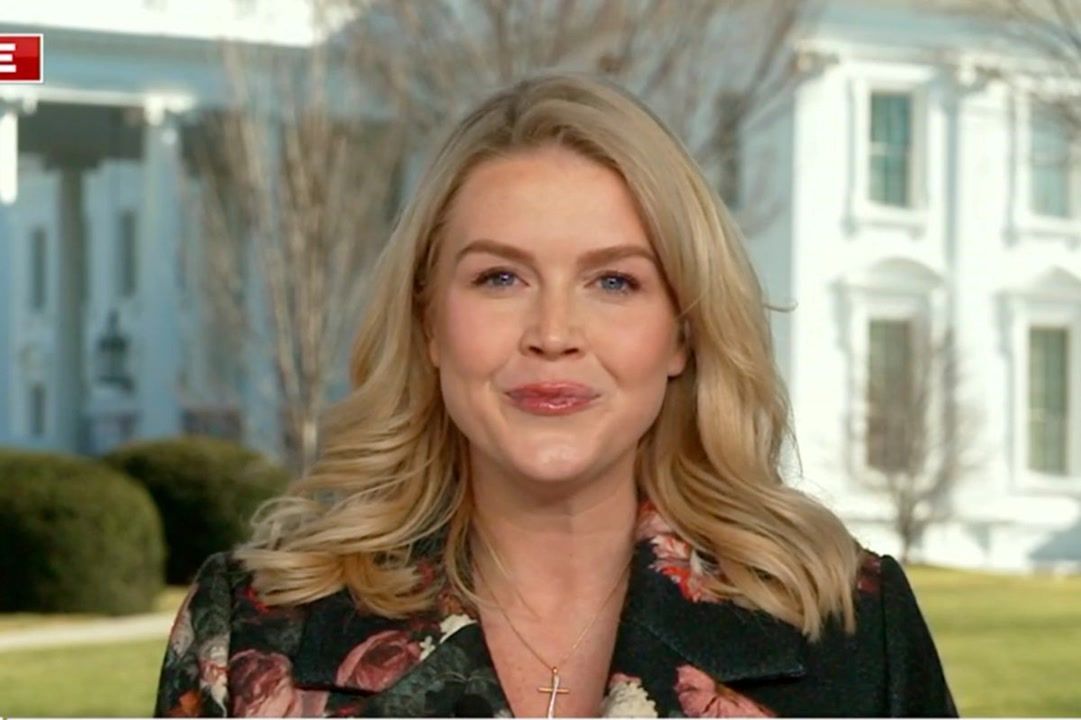 Karoline Leavitt’s remarks, cross necklace spark uproar
