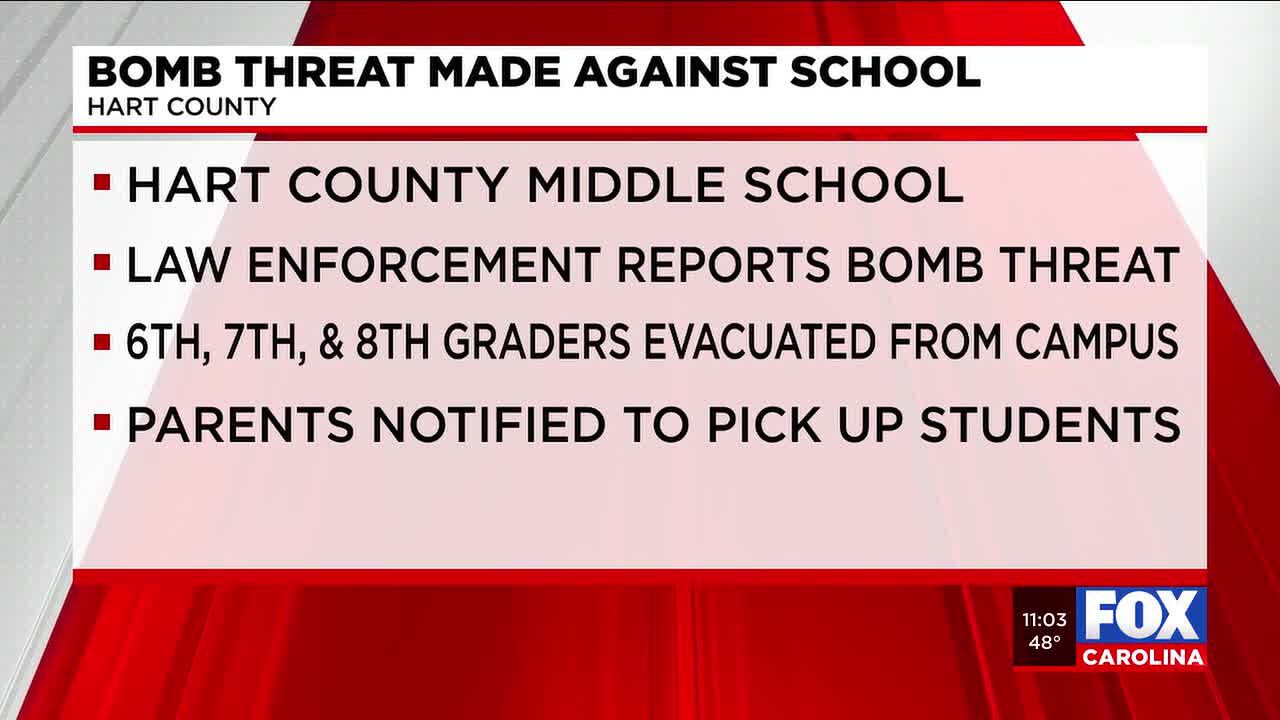 Investigation underway into bomb threat at Hart County Middle School