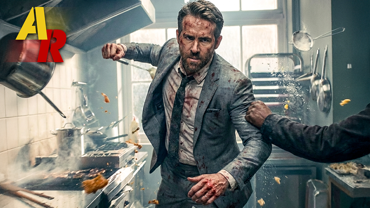Ryan Reynolds takes no prisoners in this kitchen brawl from The Hitman ...