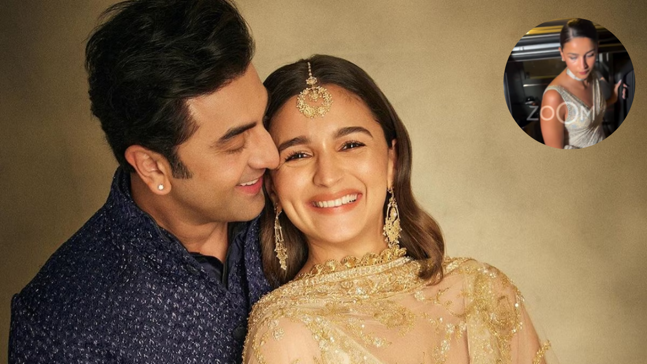 Alia Bhatt-Ranbir Kapoor attend friend's wedding clad in traditional ...