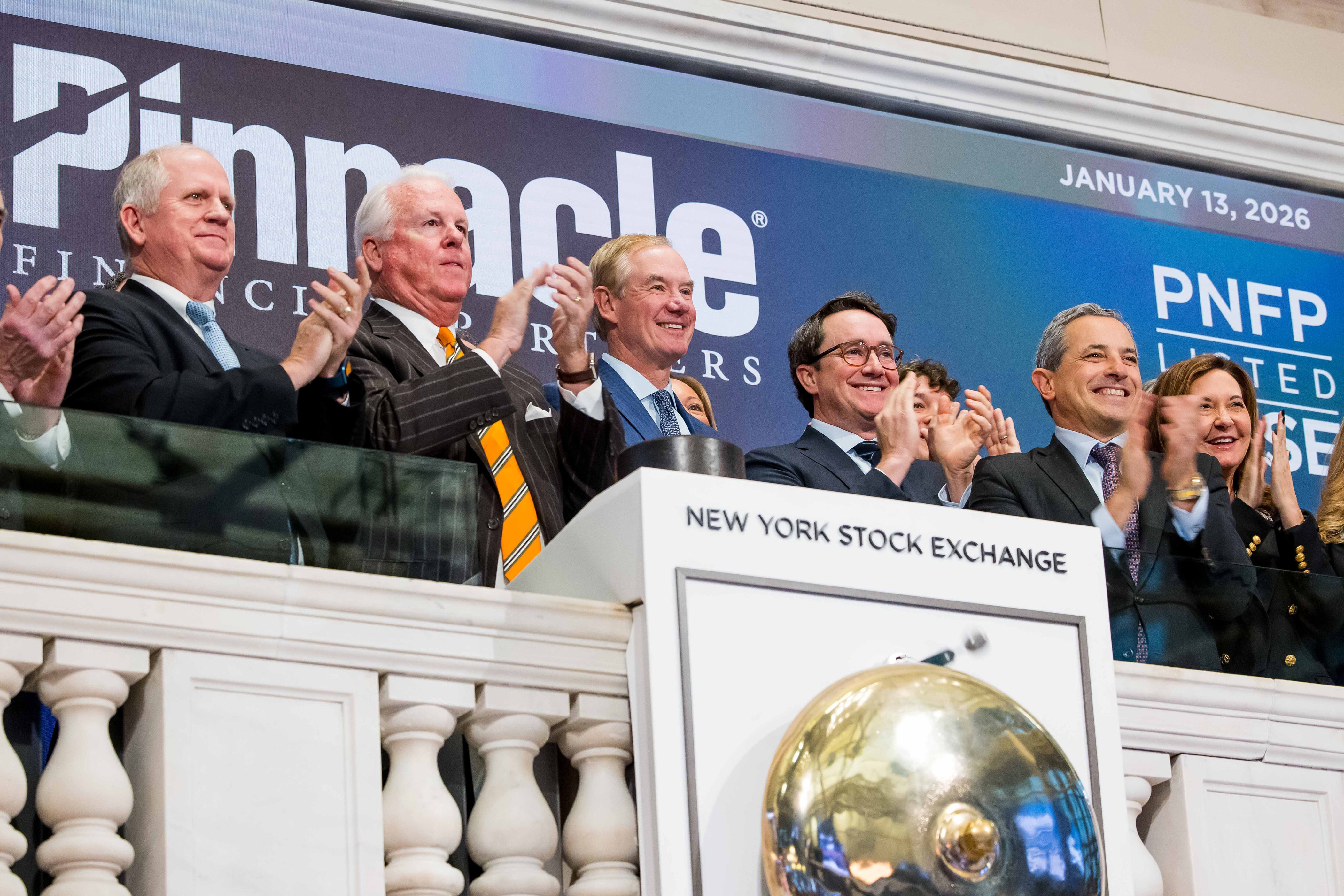 Newly merged firm 'Pinnacle' rings opening bell for NYSE