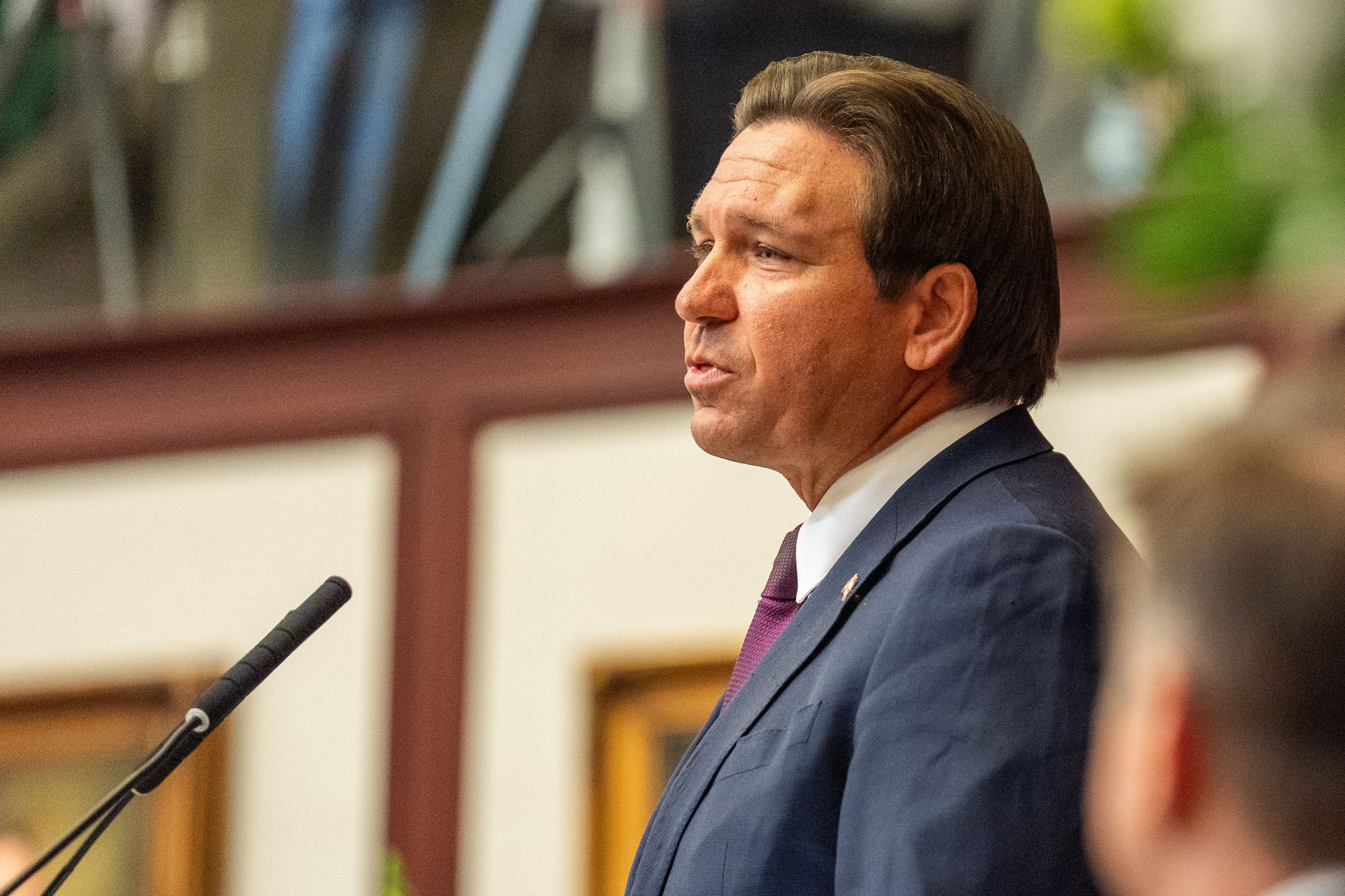 Florida Gov. Ron DeSantis job approval slips to 50%, poll says