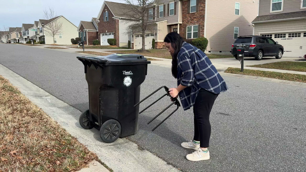 Watch what she does with an old stool!