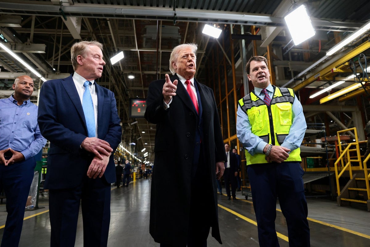 Trump to visit Detroit auto plant amid factory job fall: Live