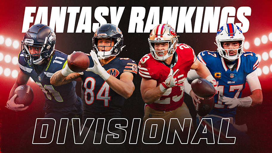 Divisional round fantasy football rankings for every position in PPR ...