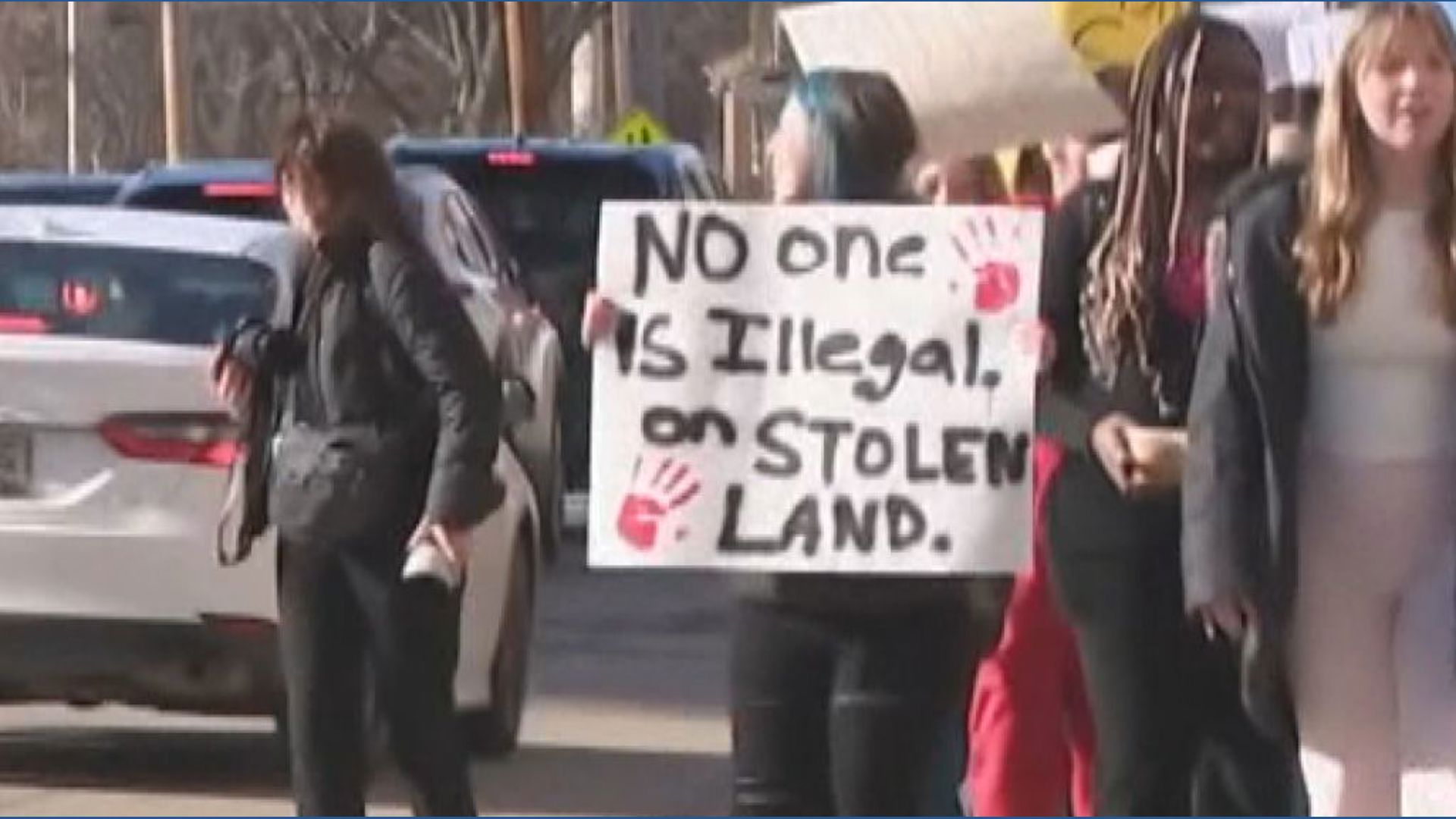 Students walk out of Wisconsin high school to protest ICE