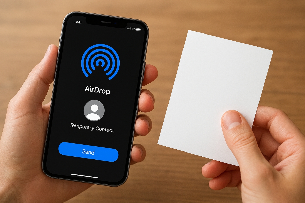 Cómo usar AirDrop con contactos temporales y compartir archivos de ...