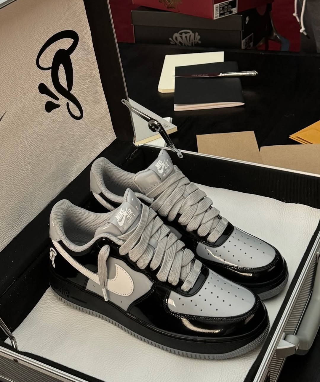 Detailed look at Central Cee's Nike Air Force 1 collab