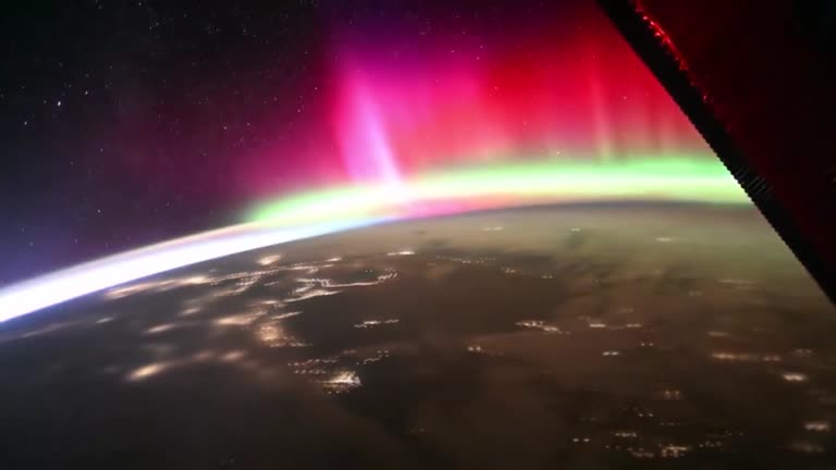 JAXA astronaut captures footage of dazzling aurora from ISS
