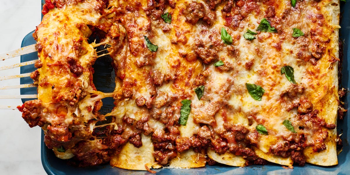 Cheesy Lasagnchiladas Will Cure Your Dinner Indecision