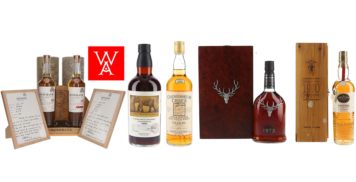 Top 5 vintage single malts from Whisky.Auction this January