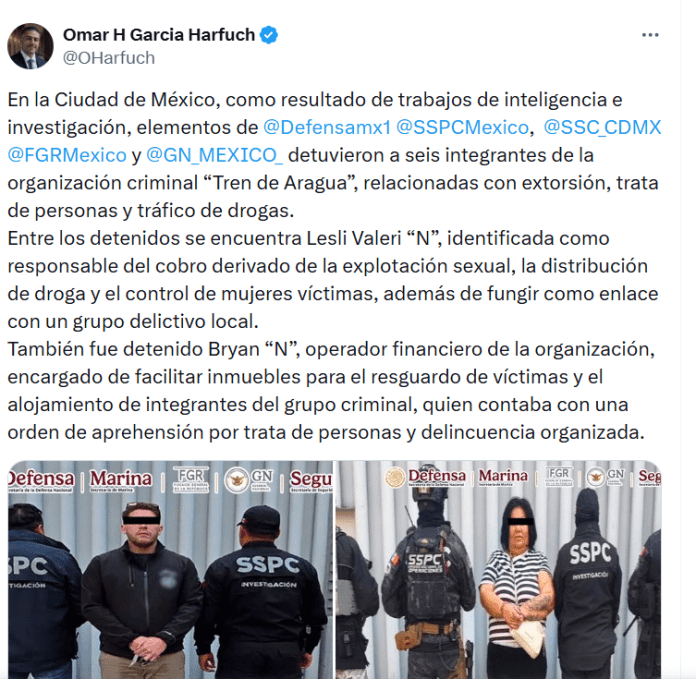 De Venezuela a la CDMX: la ruta del Tren de Aragua en México