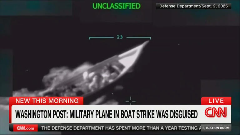 Ex-Pentagon chief on CNN slams Trump admin disguising military plane as ...