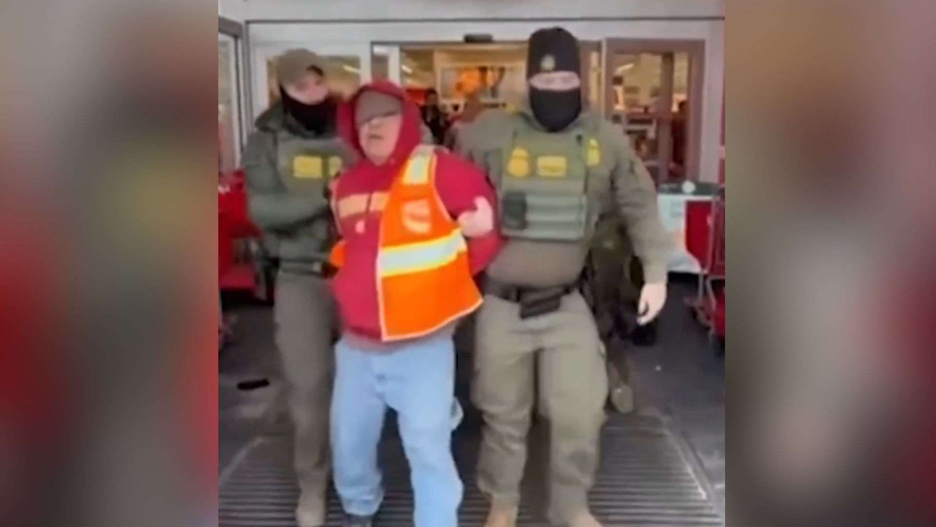Video of immigration officials detaining Target employees in Minnesota ...