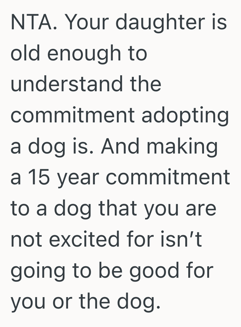 Mom considered the long-term commitment of a new pet, so she drew a ...