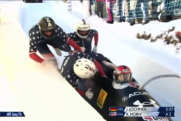 Disaster for US bobsled team as three of them fail to board