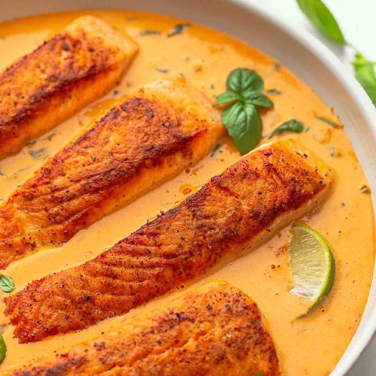 Coconut curry salmon