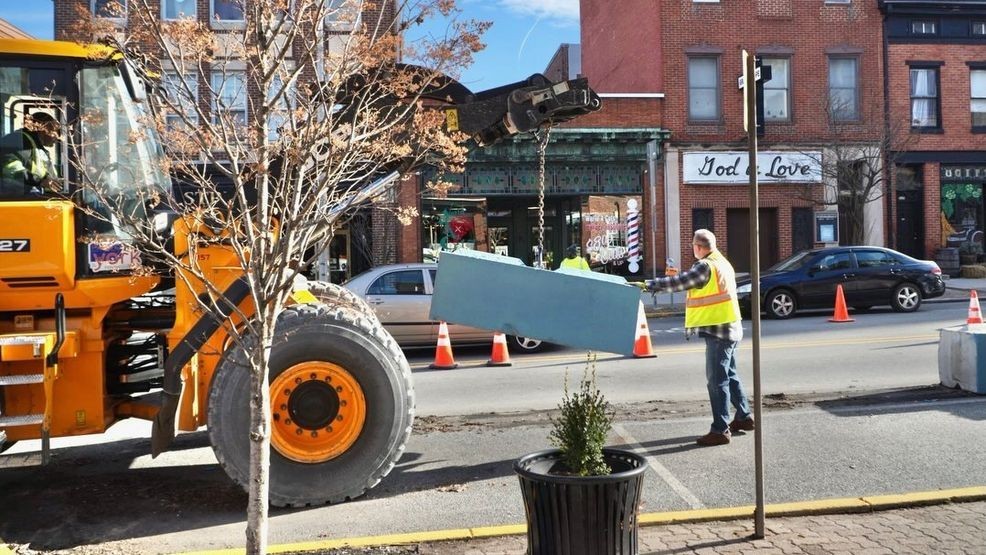 City of York removes concrete barriers along George Street, plans for ...