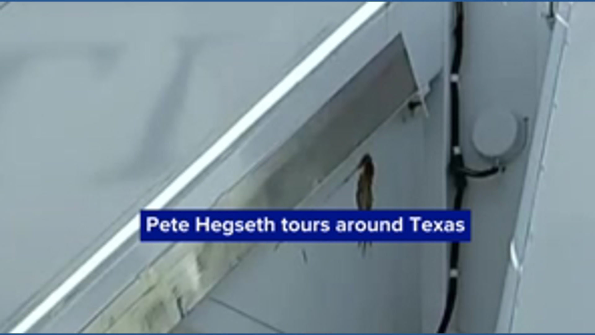 Pete Hegseth tours around Texas
