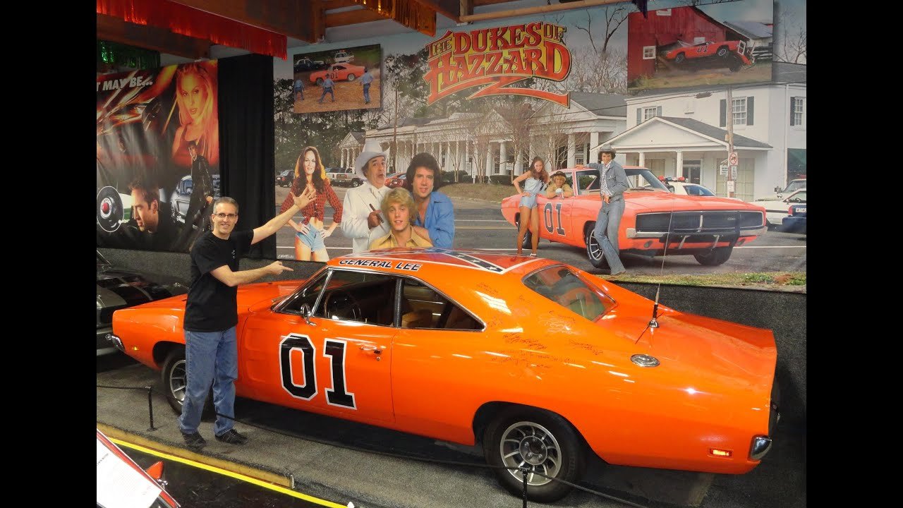 A hand-painted Dukes of Hazzard engine