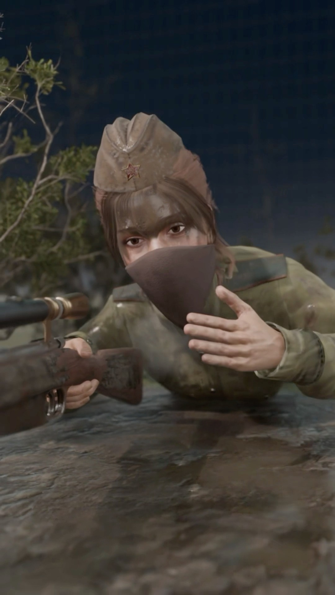 Why this WW2 sniper smeared her face in mud