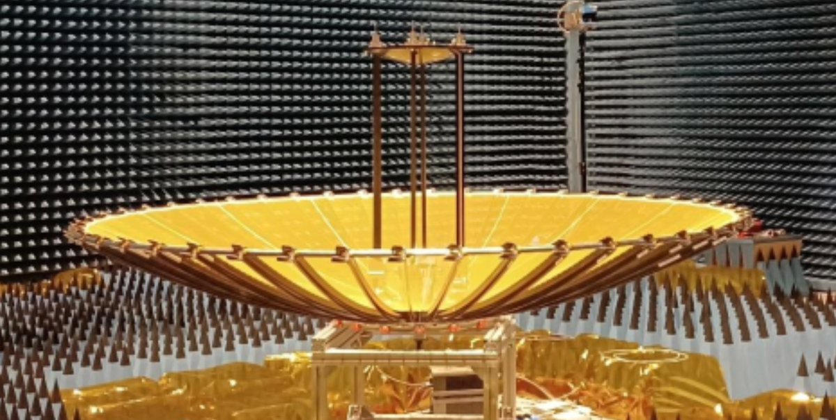 Scientists knitted a satellite and sent it to space