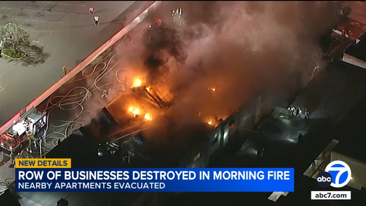 1 person hospitalized after large fire breaks out at commercial ...