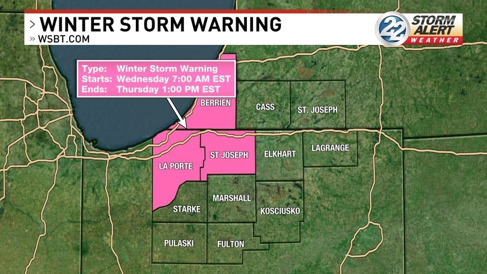 Mild weather Tuesday gives way to winter storm warning starting Wednesday