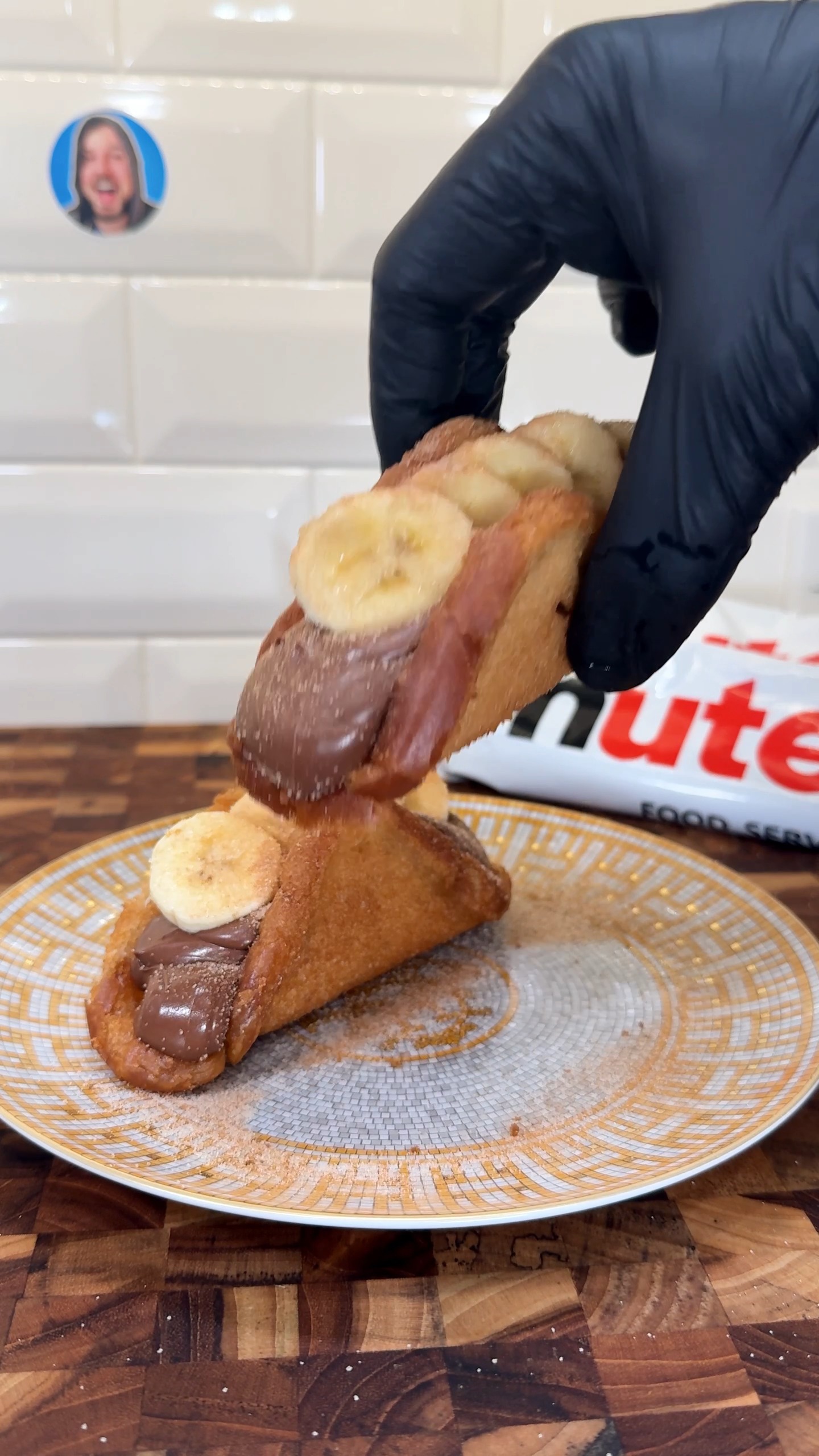 Fried Nutella sandwich