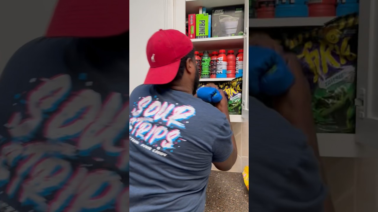 Dad destroys Chucky for stealing Takis