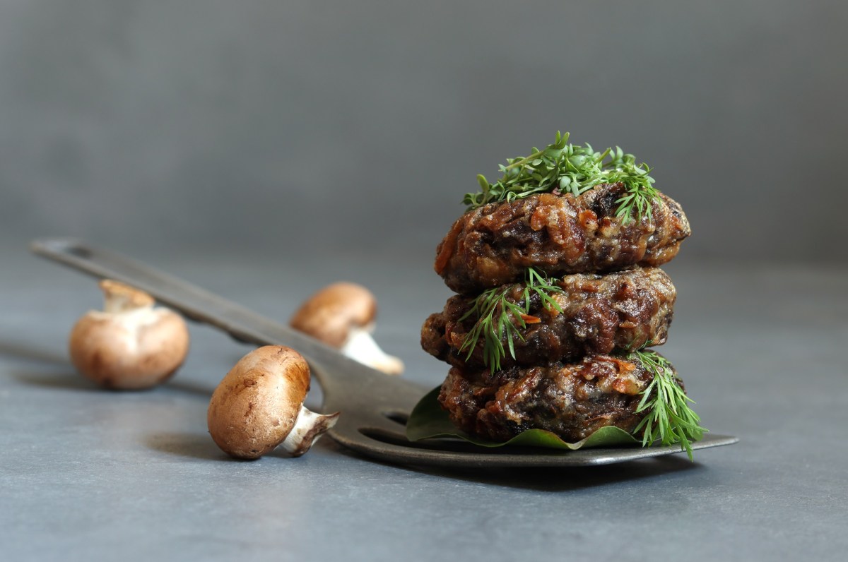 Plant-based and flavor-packed: Mushroom patties