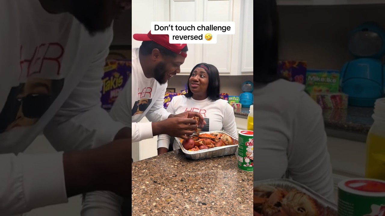 Don't touch challenge gets turned upside down