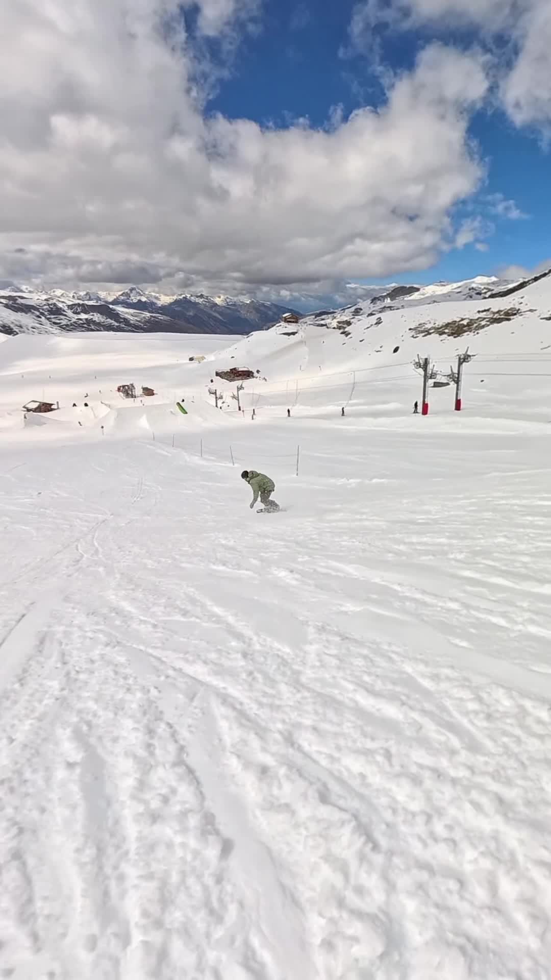 Advanced snowboarding tricks on stunning mountain slopes