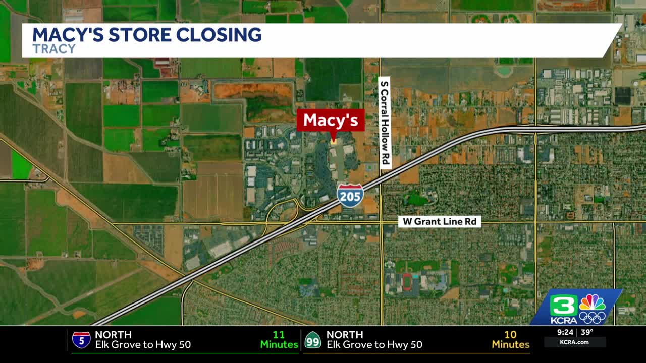 Macy's confirms closure of Tracy store at West Valley Mall