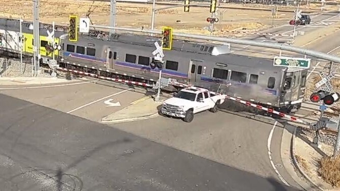 RTD's A-line train involved in crash with truck in Denver metro area ...