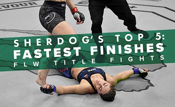 Top 5: Fastest finishes in UFC women's flyweight title fights