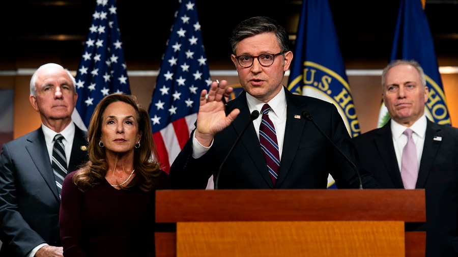 Mike Johnson: ‘I don’t anticipate any boots on the ground’ in Greenland