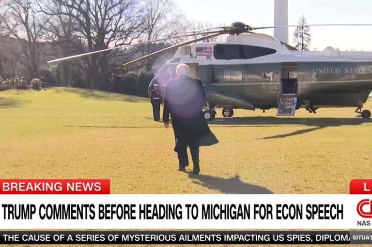 CNN interrupts show for breaking news as they cut to Trump bragging ...