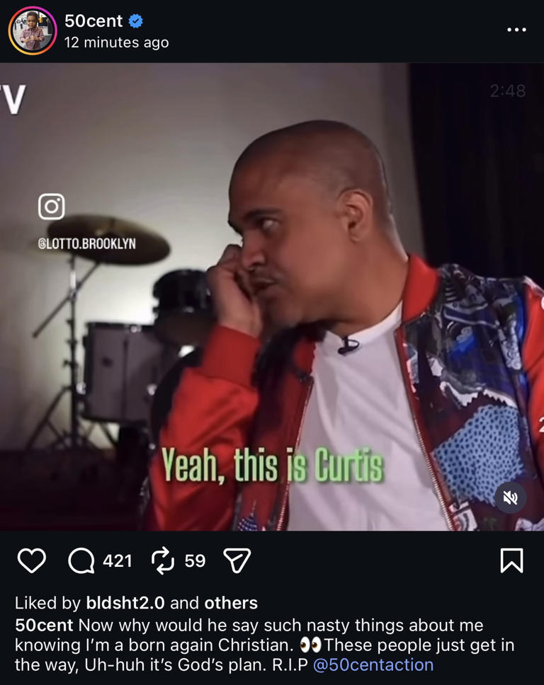 50 Cent responds to resurfaced Irv Gotti criticism: 'Why would he say ...