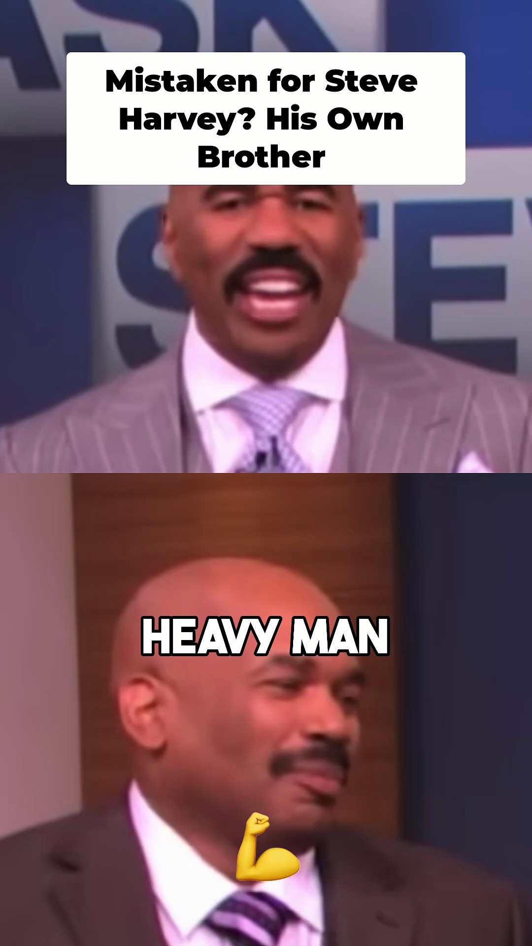 Steve Harvey meets his lookalike and brings him on stage
