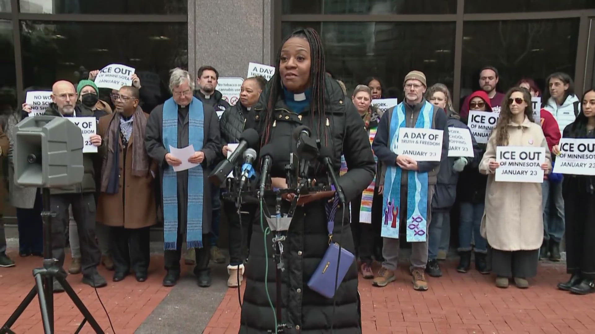Minneapolis activists, faith leaders announce 'ICE out' protest