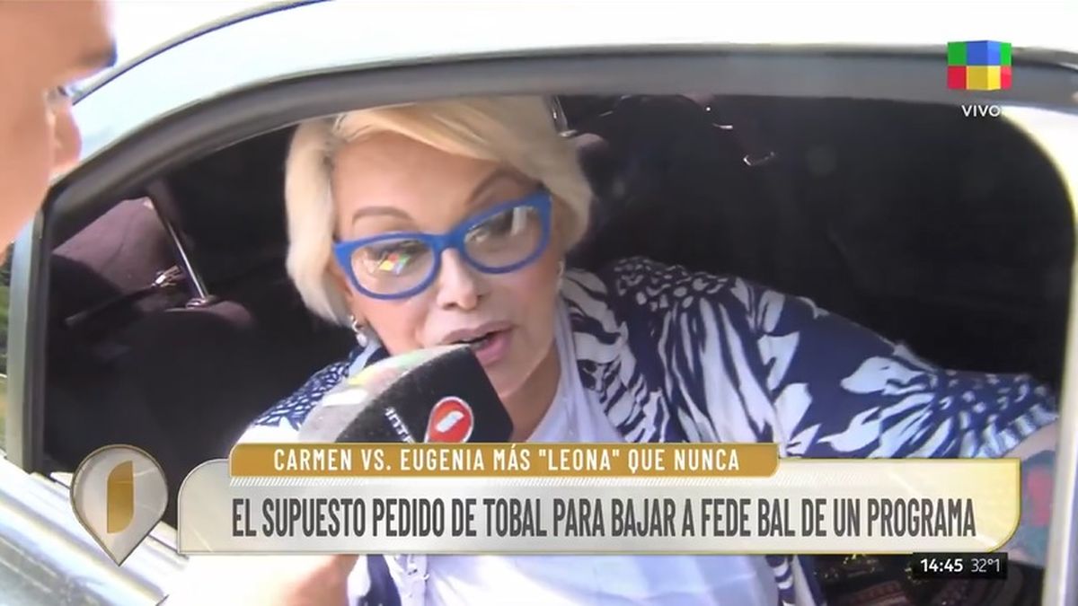 Carmen Barbieri se refirió a la feroz interna con Eugenia Tobal por su ...