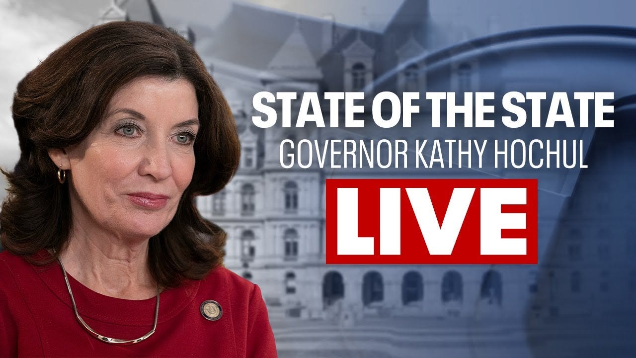NY Gov. Hochul to deliver 2026 State of the State address: Live coverage